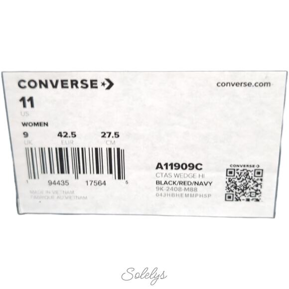 Converse | Shoes | Converse Chuck Taylor All Star Hidden Wedge Platform ...